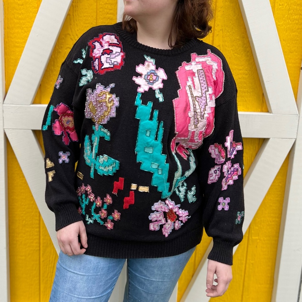 Bonnie Boerer Vintage 80s Fabulous Sweater. - Gem